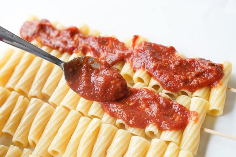 Veggie Pasta Kabobs - The Produce Moms