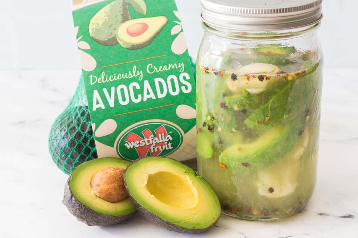 Quick Pickled Avocado Recipe - The Produce Moms