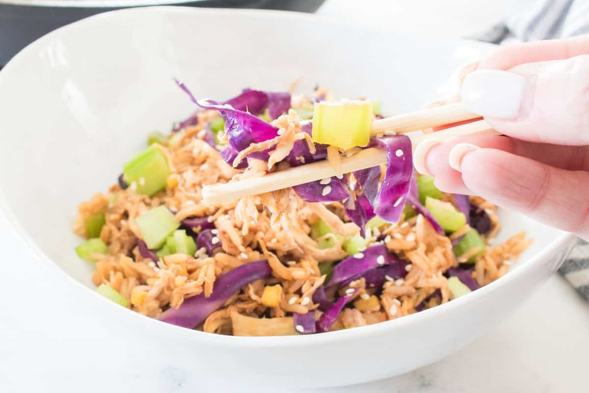 Easy 15-Minute Chicken Egg Roll in a Bowl: Low-Carb Option - The ...