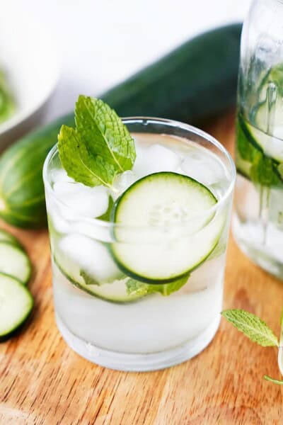 How To Make Cucumber Water - The Produce Moms