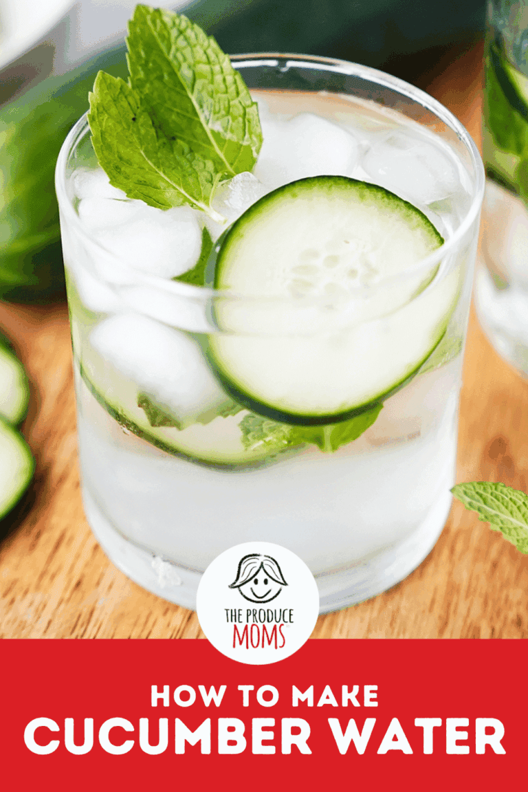 How To Make Cucumber Water - The Produce Moms
